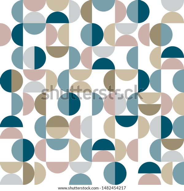 Seamless Geometric Pattern Scandinavian Style Template Stock Vector ...