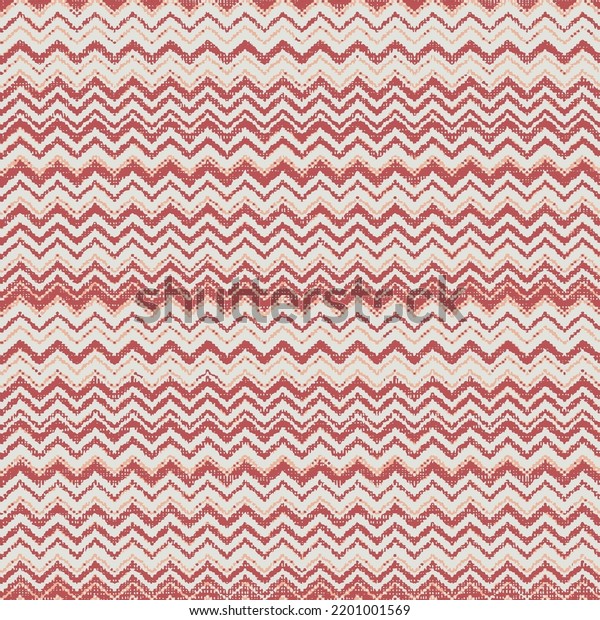 Seamless Geometric Pattern Zigzags Red Zigzag Stock Vector (Royalty ...