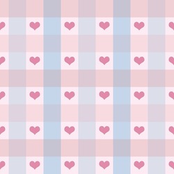 Baby Pink And Blue Gingham Paper Free Stock Photo - Public Domain Pictures
