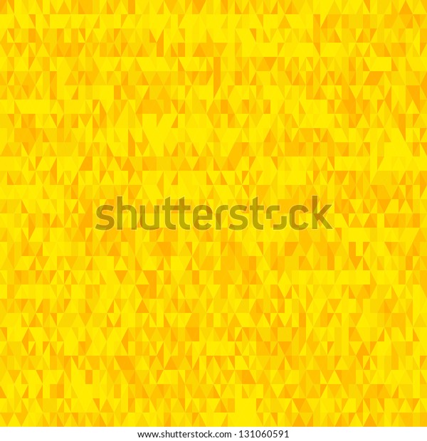 Seamless Golden Yellow Triangle Background Stock Vector (Royalty Free ...