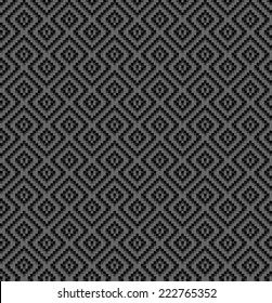 Seamless Gray Black Pixel Pattern Vector Stock Vector (Royalty Free ...