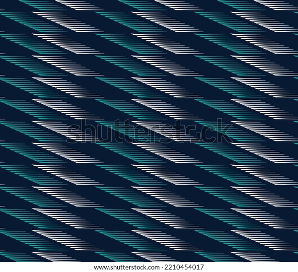 Seamless Halftone Stripe Line Rhombus Pattern Stock Vector (Royalty ...