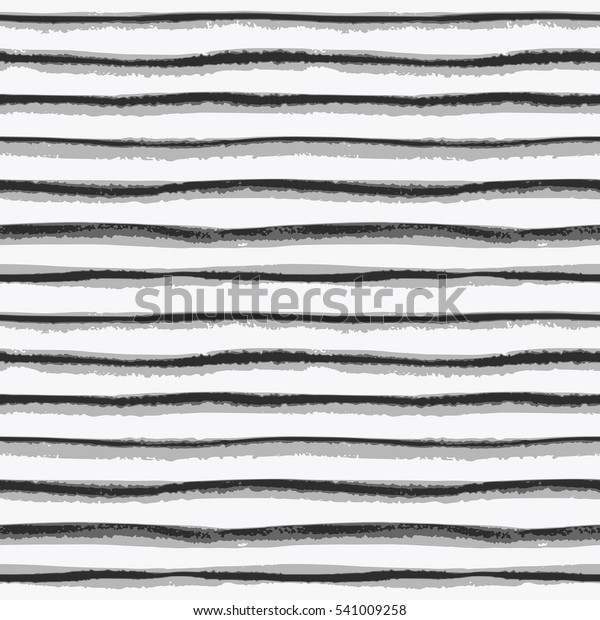 Seamless Ink Hand Drawn Stripe Texture Stock Vector (Royalty Free ...