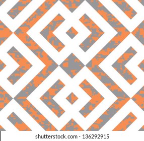 Seamless Interlocked Squares Geometric Background Pattern Stock Vector ...