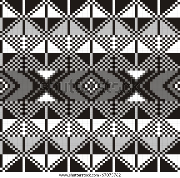 Seamless Jacquard Knit Vector Stock Vector (Royalty Free) 67075762 ...