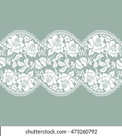 White Lace Clip Art Stock Vector (Royalty Free) 279141965
