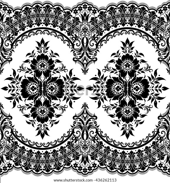 Seamless Lace Pattern Flower Vintage Vector Stock Vector (Royalty Free ... Seamless Lace Pattern Flower Vintage Vector Stock Vector (Royalty Free ...