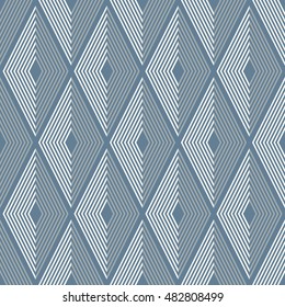 Seamless Light Blue Diamond Optical Pattern Stock Vector (Royalty Free ...