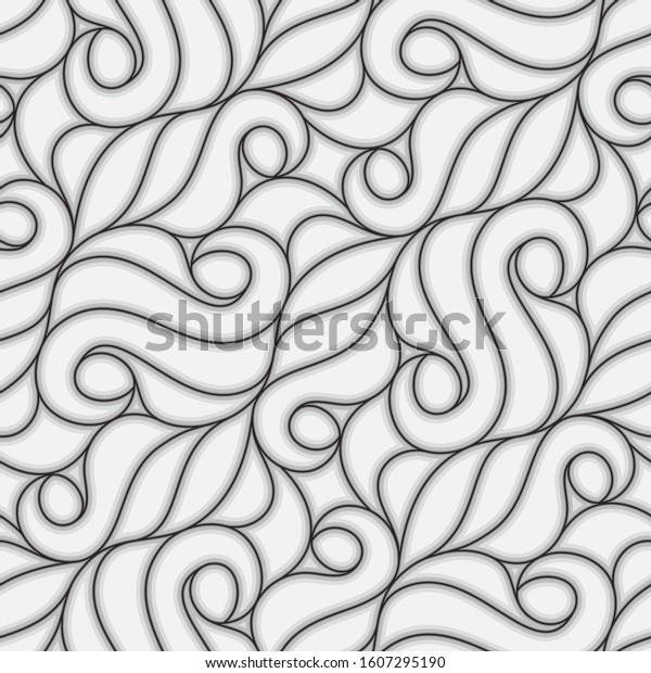 Seamless Linear Pattern Thin Curl Lines Stock Vector (Royalty Free ... Seamless Linear Pattern Thin Curl Lines Stock Vector (Royalty Free ...