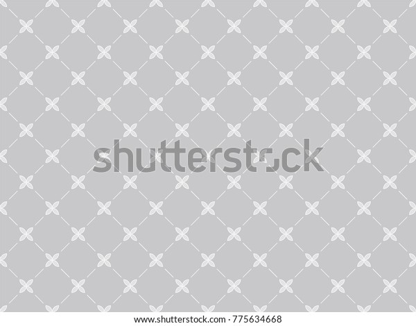 Seamless Lotus Pattern Vector Diagonal Line Stock Vector (Royalty Free ...