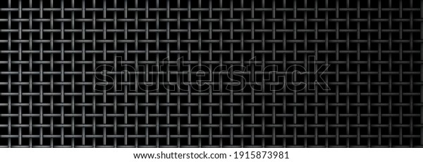Seamless Metal Grid Microphone Texture On Stock Vector (Royalty Free ...