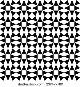 Seamless Monochrome Triangle Pattern Background Stock Vector (Royalty ...