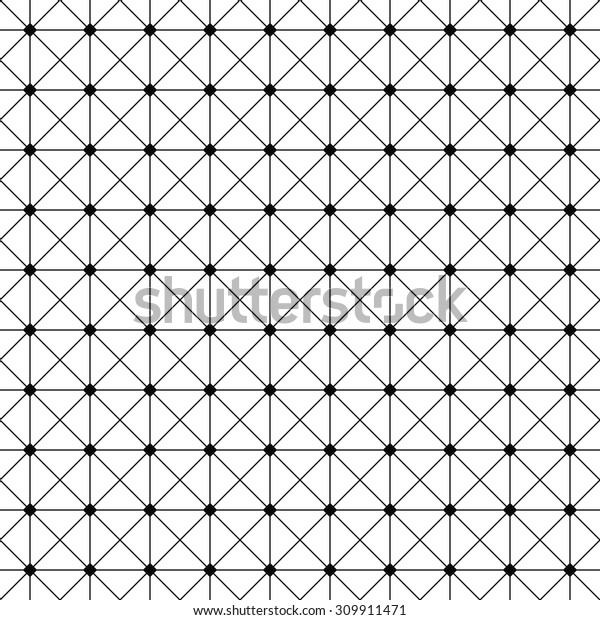 Seamless Monochrome Wire Pattern Stock Vector (Royalty Free) 309911471 ...