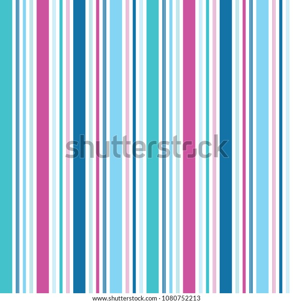 Seamless Multi Color Stripe Allover Print Stock Vector (Royalty Free ...