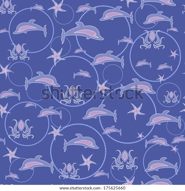 Seamless Ocean Texture Stock Vector (Royalty Free) 175625660 | Shutterstock