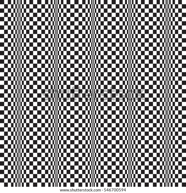 Seamless Op Art Wave Motion Distortion Stock Vector (Royalty Free ...