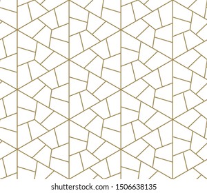 Seamless Pattern Irregular Linear Grid Stylish: vector de stock (libre ...