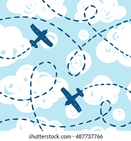 6,499 Cute airplane pattern Images, Stock Photos & Vectors | Shutterstock