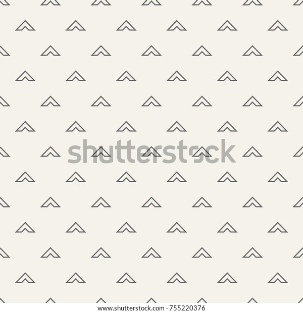 Seamless Pattern Arrows Motif Minimalist Abstract Stock Vector (Royalty ...