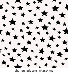 Simple Star Pattern White Background Gray Stock Vector (Royalty Free ...
