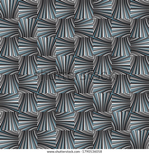 Seamless Pattern Bulge Horizontal Vertical Colored Stock Vector ...