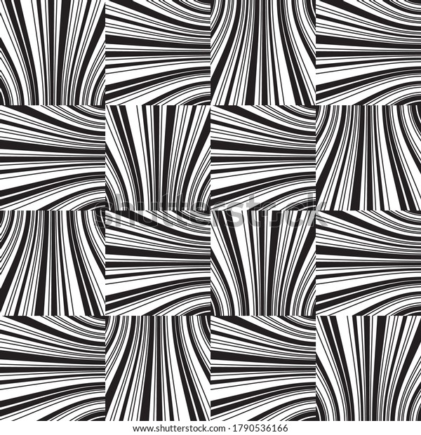 Seamless Pattern Bulge Horizontal Vertical Black Stock Vector (Royalty ...