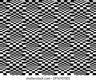 Seamless Pattern Chess Boards Checkers Black Stock Vector (Royalty Free ...