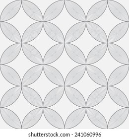 Seamless Pattern Circle Design Vector Illustration Stock Vector ...