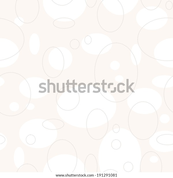 Seamless Pattern Circles Repeating Texture Background Stock Vector