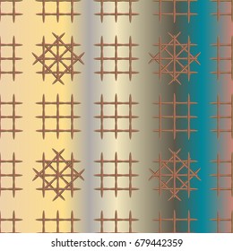 Seamless Pattern Color Greed Long Rectangle Stock Illustration 687413722