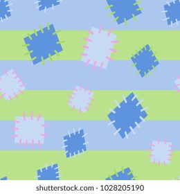 Seamless Pattern Color Patches Bright Cute Stock Vector (Royalty Free ...