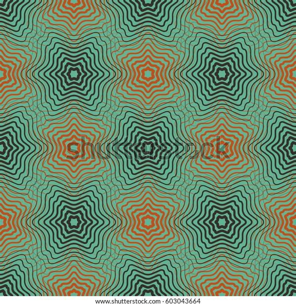 Seamless Pattern Colorful Fishnet Pattern Fine Stock Vector (Royalty ...