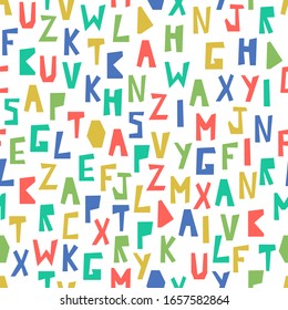 Vektor Stok Running Alphabet Letters Vector Design Template (Tanpa ...