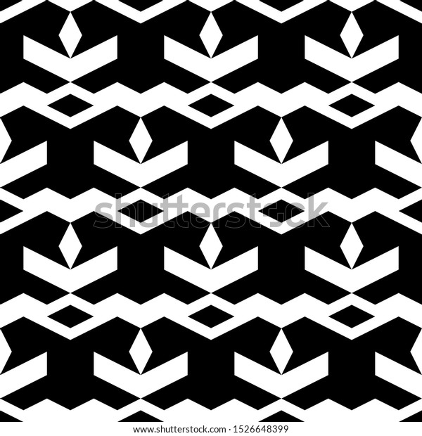 Seamless Pattern Diamonds Curves Shapes Wallpaper Stock Vector (Royalty ...