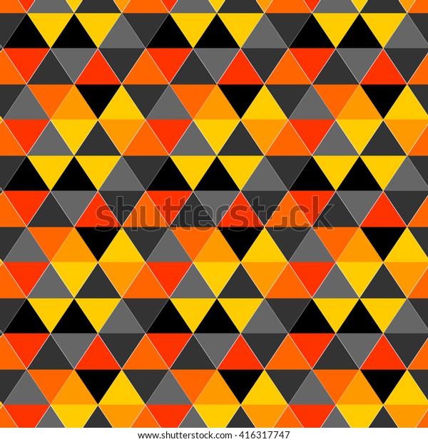 Seamless Pattern Equilateral Triangles Seamless Pattern Stock Vector ...