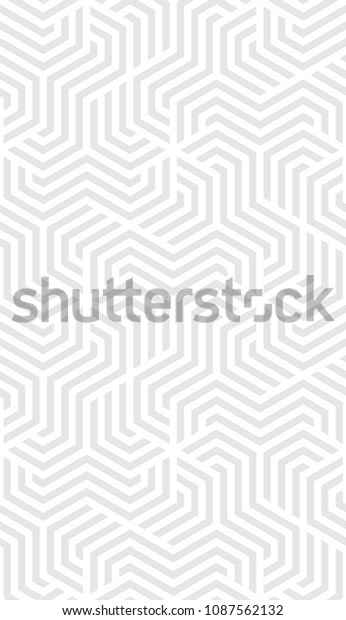 Seamless Pattern Geometric Stripped Shapes Stylish Stock Vector ...