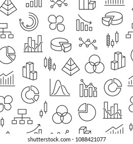 Vektor Stok Set Hand Drawn Sketchy Charts Diagrams (Tanpa Royalti ...