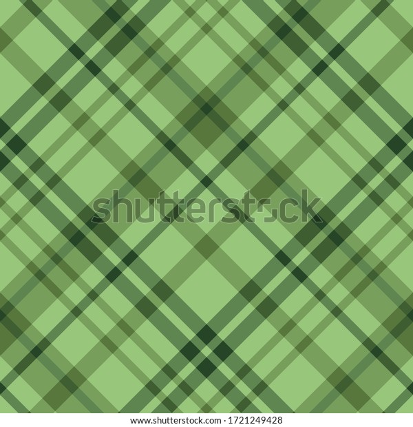 Seamless Pattern Green Colors Plaid Fabric Stock Vector (Royalty Free ...