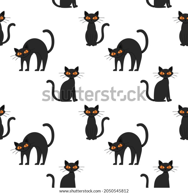 18,286 Halloween Cats Pattern Stock Vectors, Images & Vector Art ...