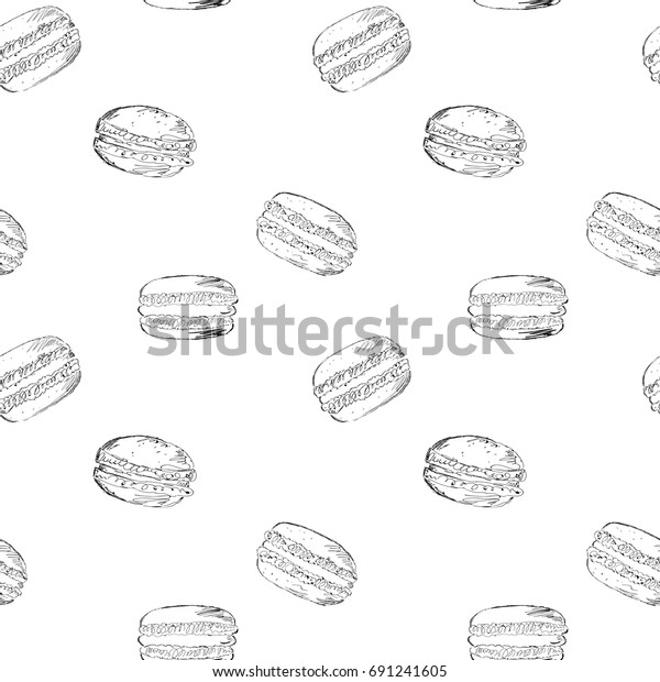 1,812 Macaroons Vector Outline Images, Stock Photos & Vectors ...