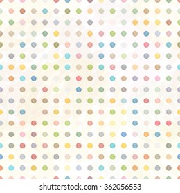 Seamless Pattern Made Colorful Spots Vector Stock Vector (Royalty Free ...