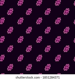 80 Neon purple hash tag Images, Stock Photos & Vectors | Shutterstock