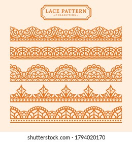 Traditional Pattern Aceh Indonesia Gold Color Stock Vector (Royalty ...