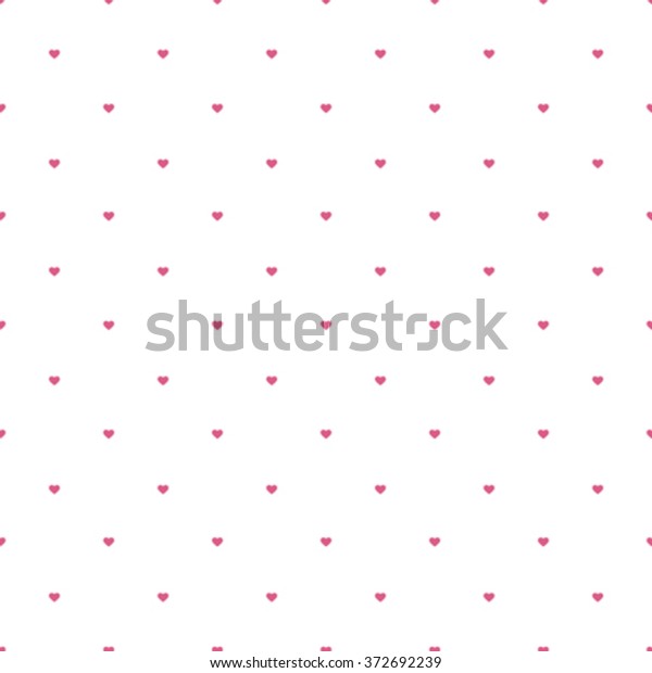 Seamless Pattern Pink Little Hearts Isolated Stock Vector (Royalty Free ...