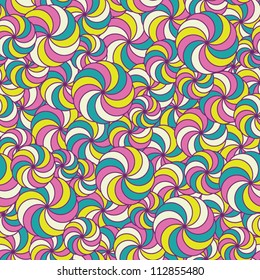 Seamless Pattern Round Shapes Gorgeous Seamless Stock Vector (Royalty ...