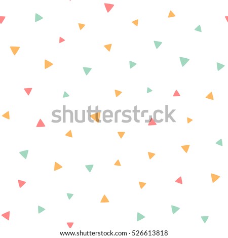 Vetor stock de Seamless Pattern Small Colorful Triangles On (livre de ...