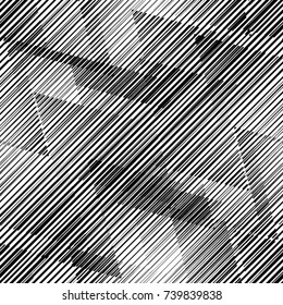 Seamless Pattern Speed Linestriangles Unusual Poster Stock Vector ...