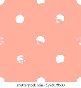 Seamless Pattern Spots Stripes Strokes Painted Stock Vector (Royalty ...