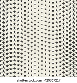 Seamless Pattern Stars Wavy Lines Stars Stock Vector (Royalty Free ...