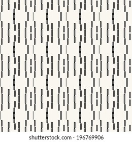 Vector Monochrome Seamless Pattern Black Vertical Stock Vector (Royalty ...